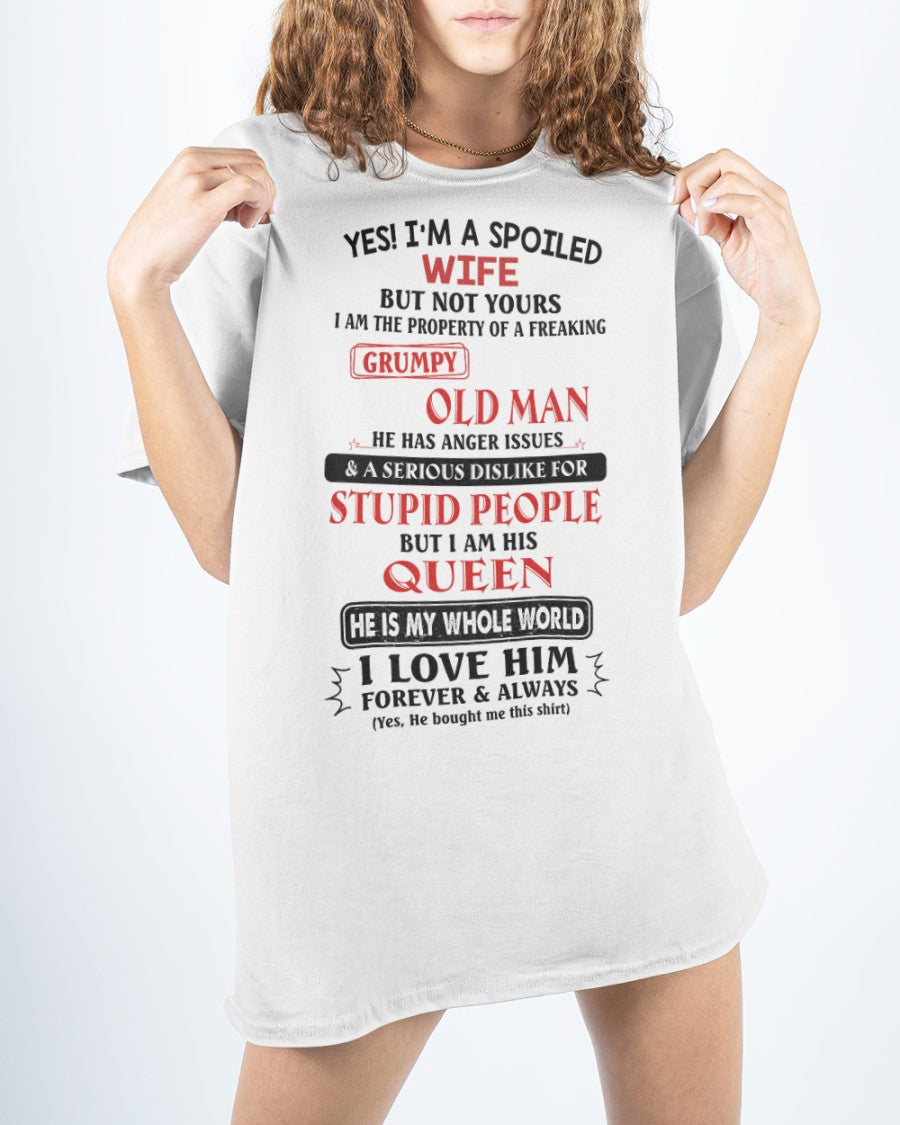 Yes I'm A Spoiled Wife - Best Gift For Wife Classic T-Shirt – WAVAO