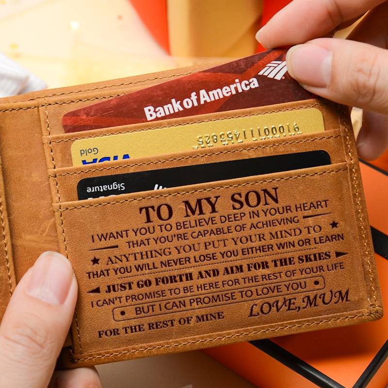 Mum To Son - Never Lose - Bifold Wallet – WAVAO